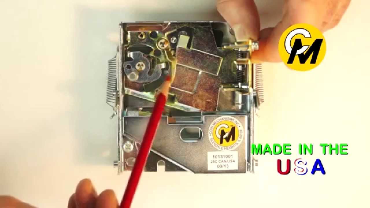 Coin Mechanisms Mechanisms US & Canadian Coin Insert W/out magnet - YouTube