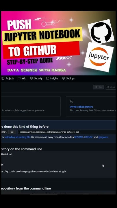 Just A New Shorts On Github And Jupyter Notebook Datascience Iris Youtube