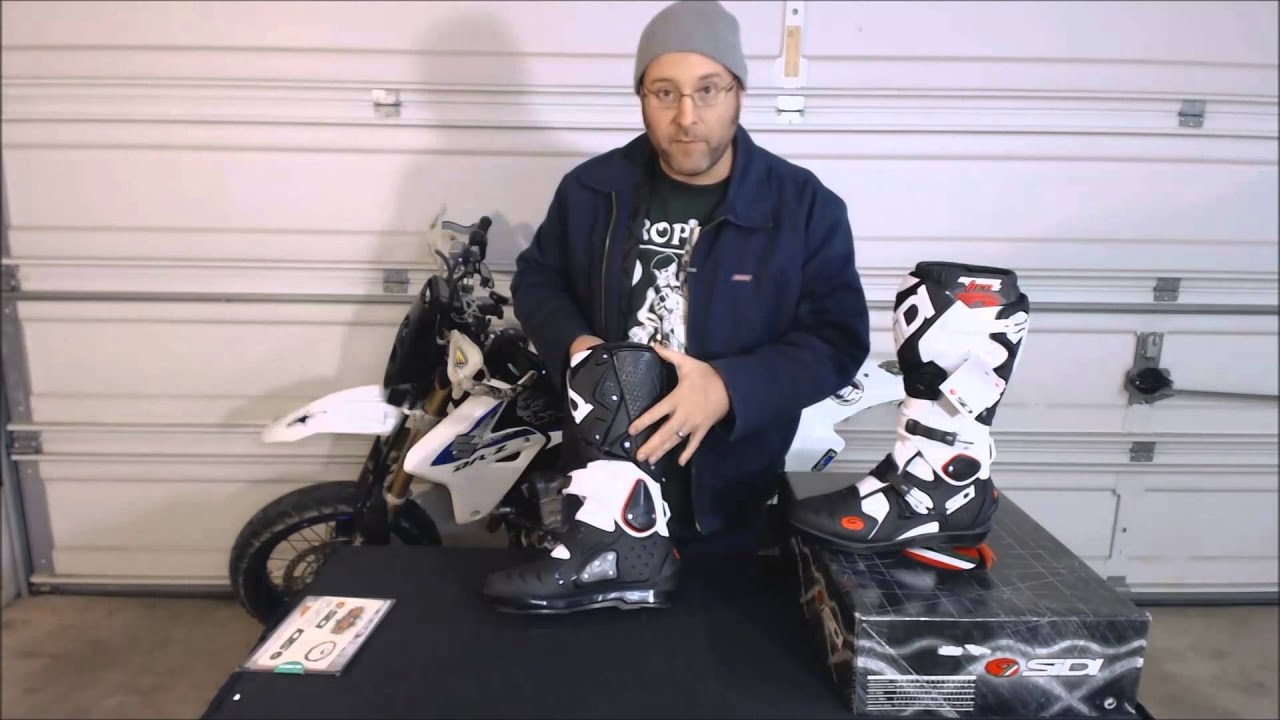 Sidi Crossfire 2 SRS unboxing Awesome supermoto boots! - YouTube