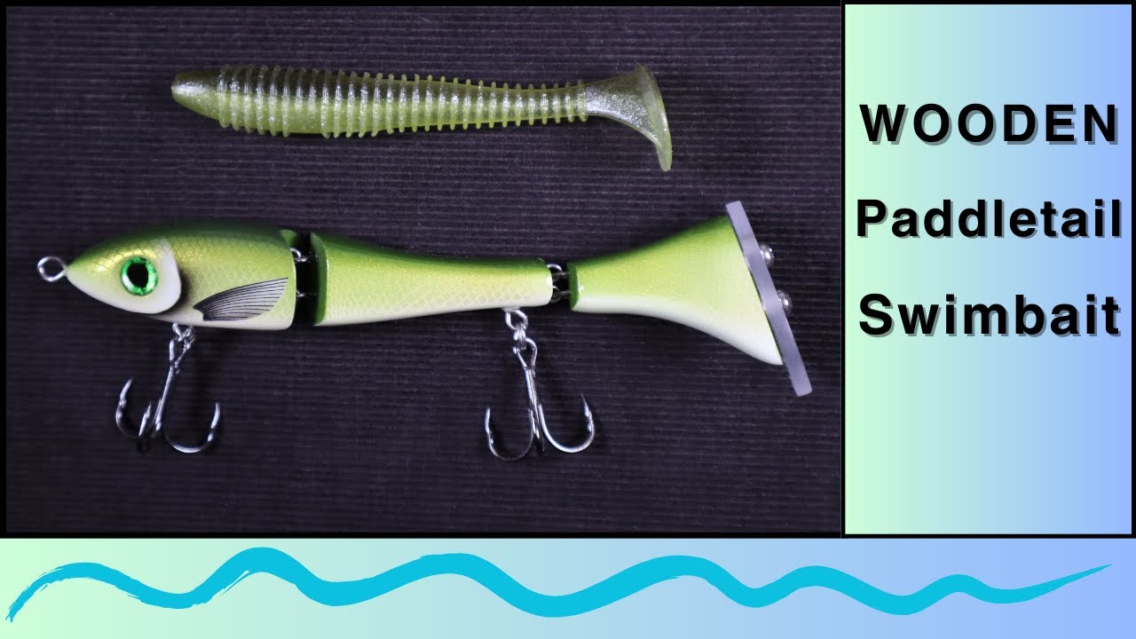 Making a Wooden Paddle Tail Swim Bait! - YouTube