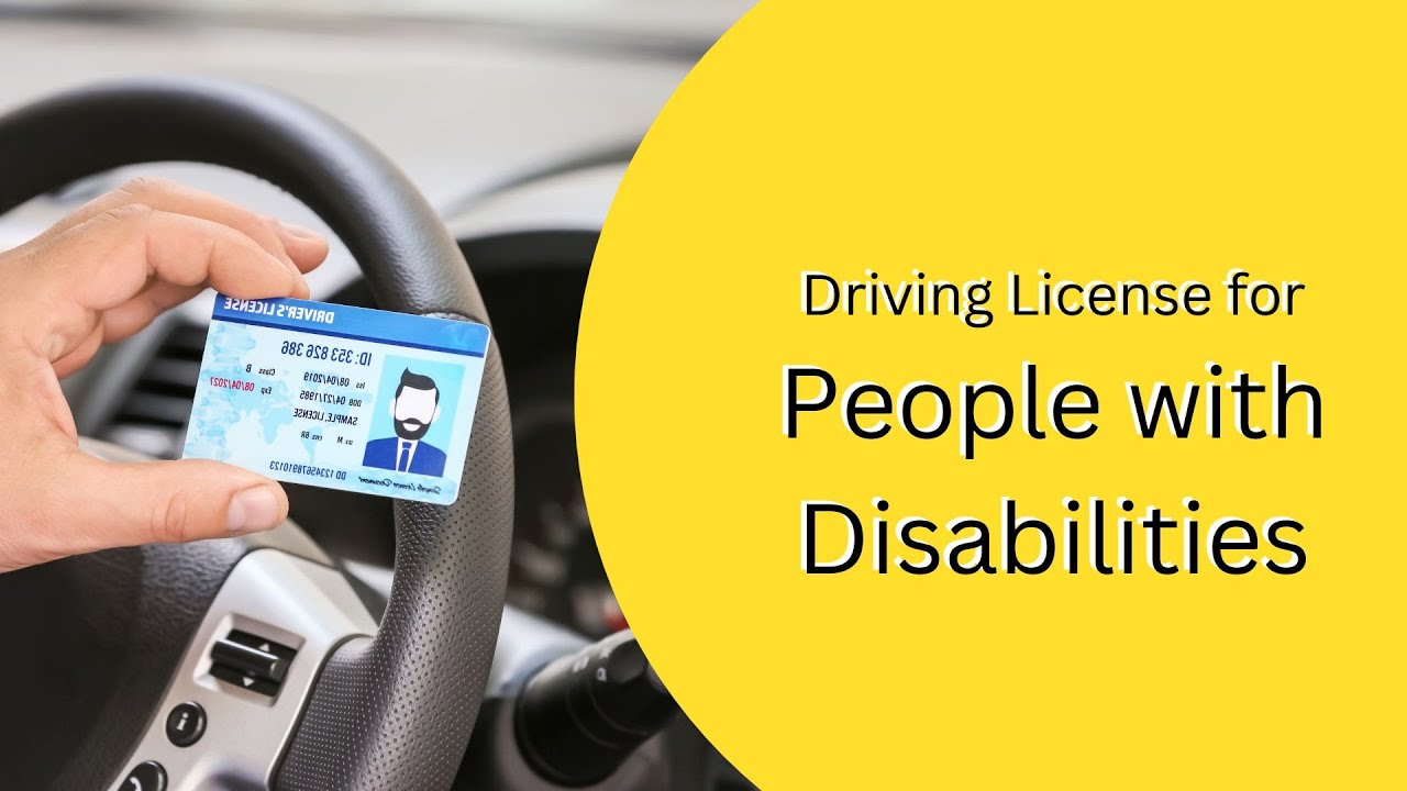 Driving License for People with Disability - YouTube