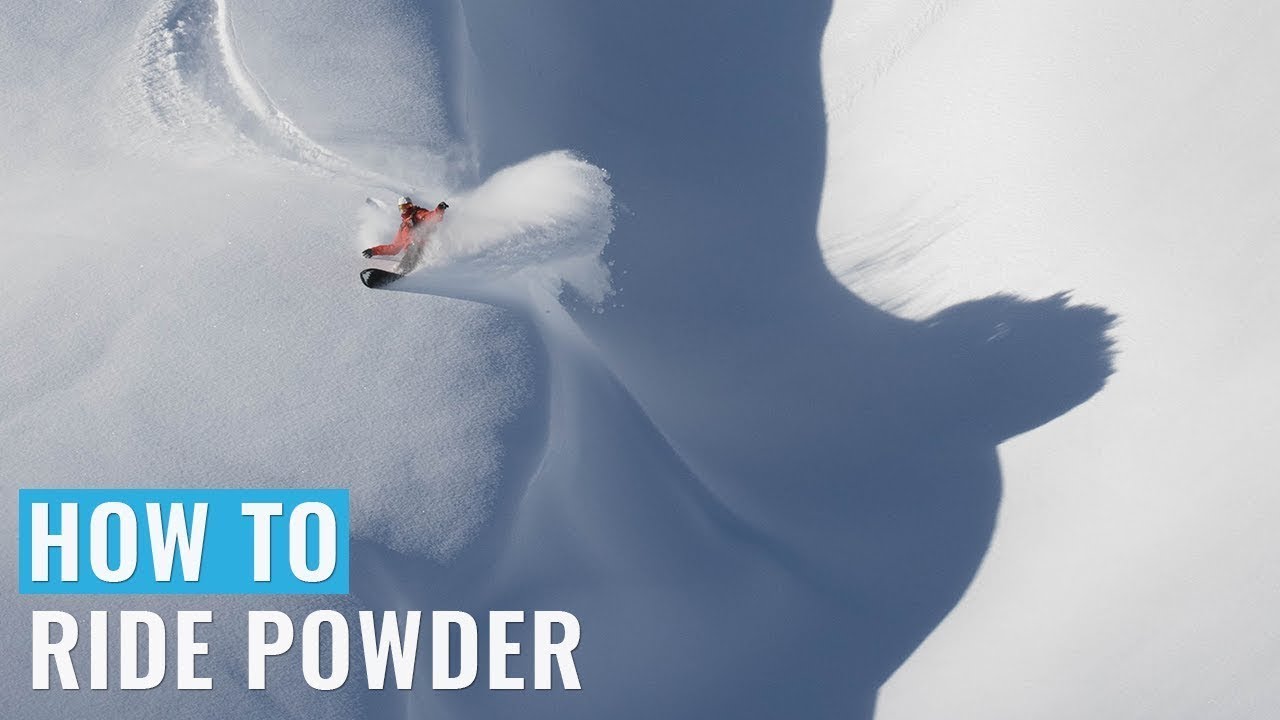 How To Ride Powder On A Snowboard - YouTube