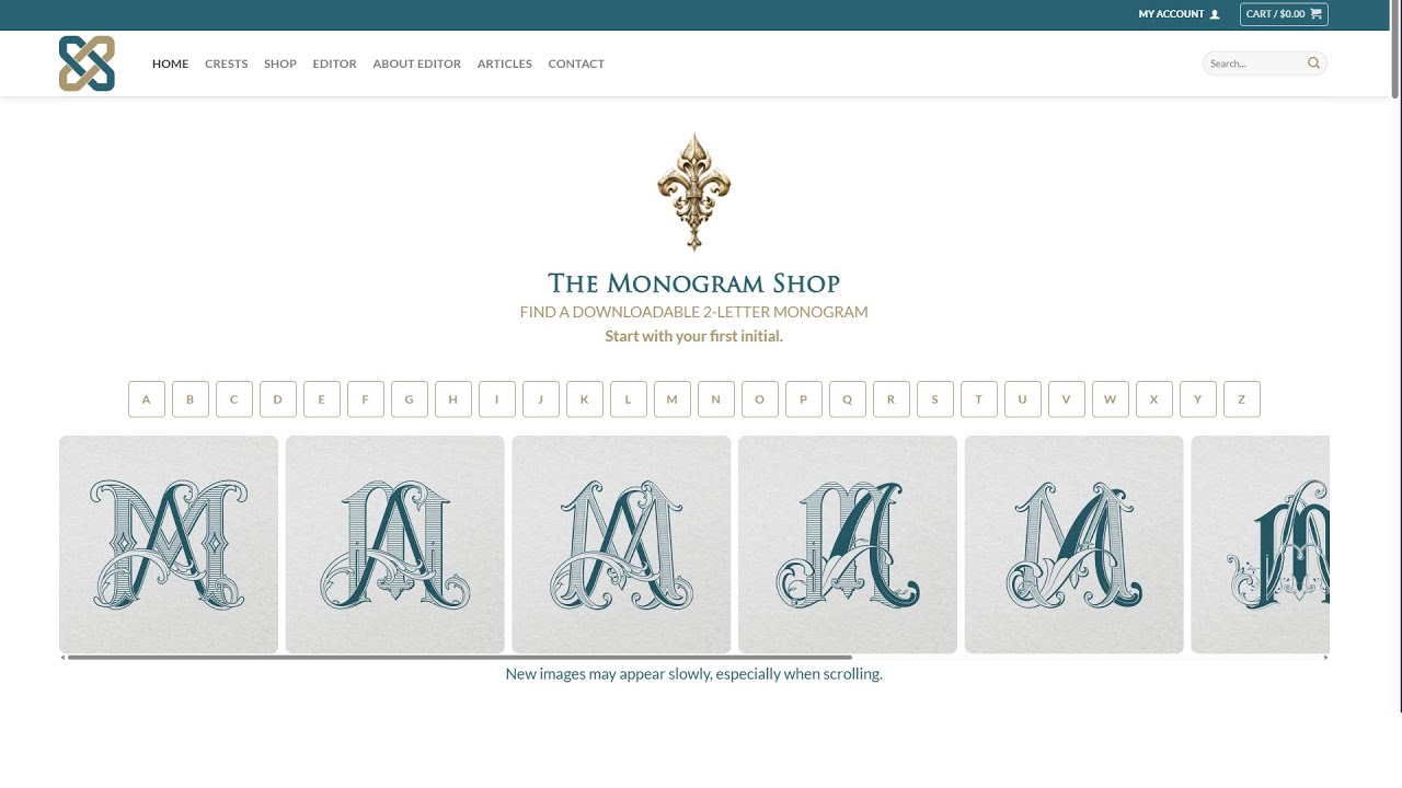How to download and recolor an Artisan Monogram - YouTube