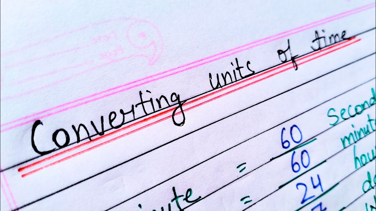 Converting Units Of Time || Units Of Time || Measurement Of Time ...