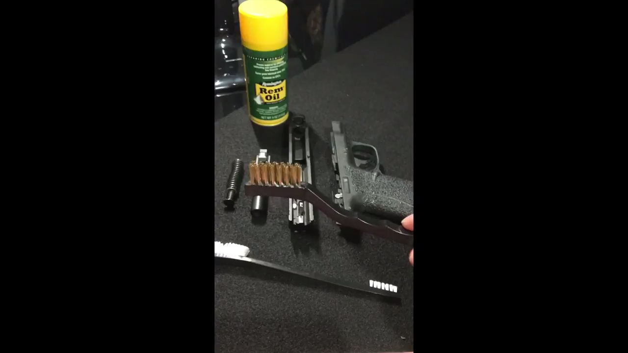 How to clean most pistols - cleaning Smith and wesson mp shield 9mm ...