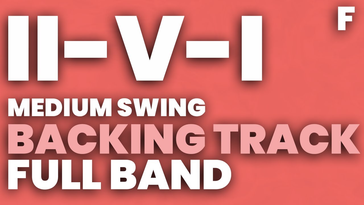 II V I Backing Track in F - FULL BAND - YouTube