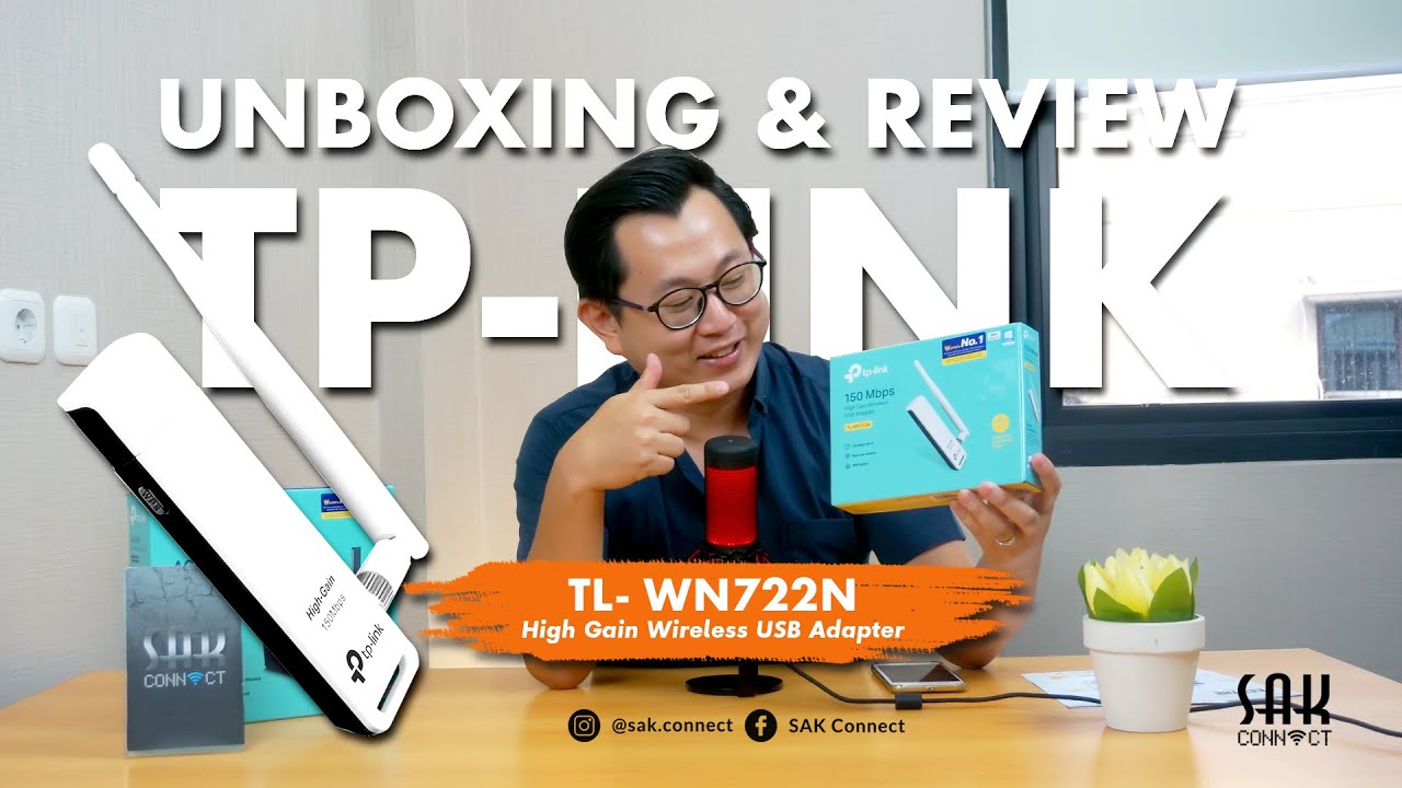 TP Link TL WN722N USB Wifi Adapter Unboxing Dan Review - YouTube