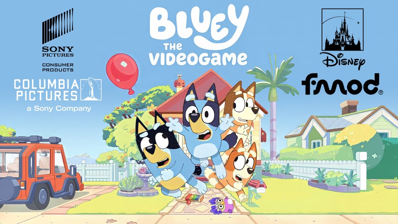 Bluey the Videogame intro (with Sony and Disney logos) - YouTube