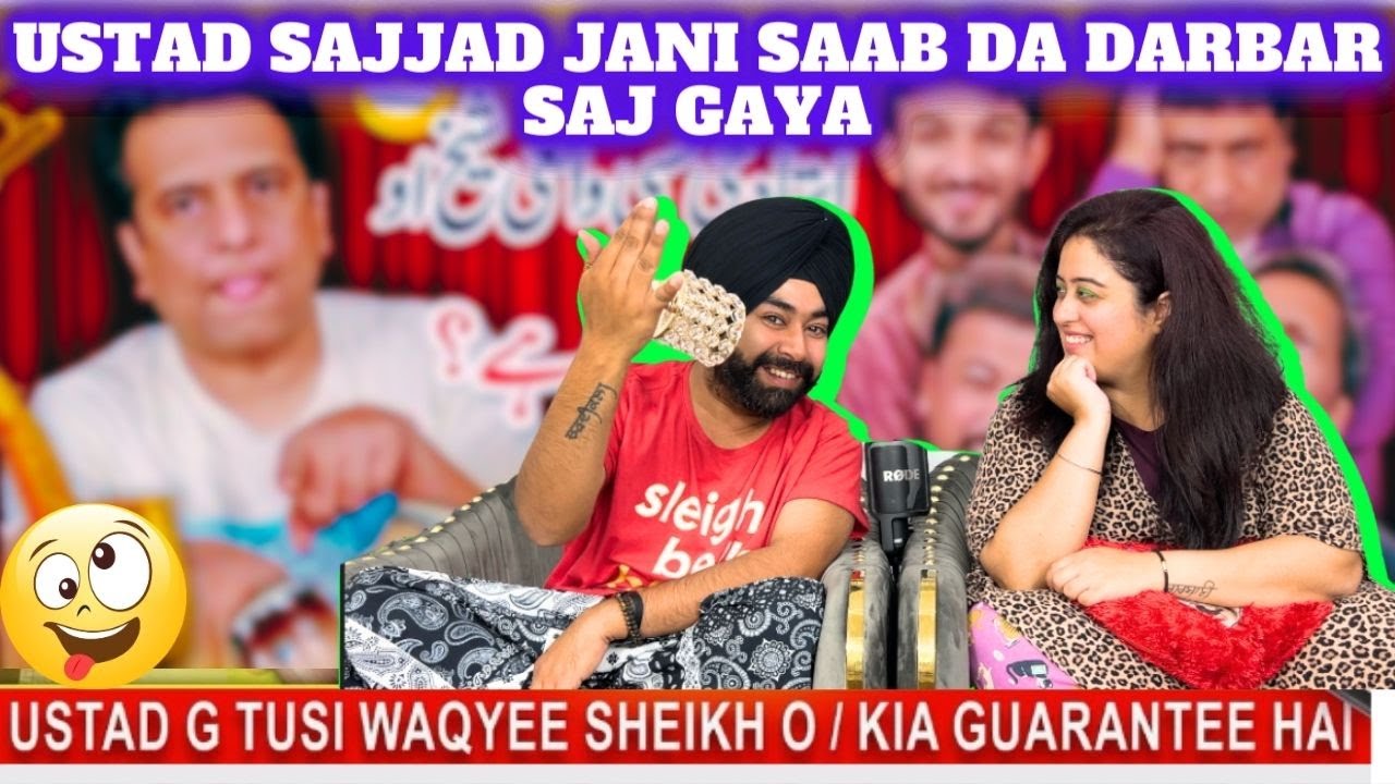 JANI'S PREET BANI REACT ON~ Ustad Sajjad Jani Saab Da Darbar Saj Gaya ...
