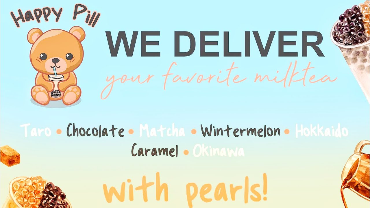 Happy Pill Milk Tea - YouTube