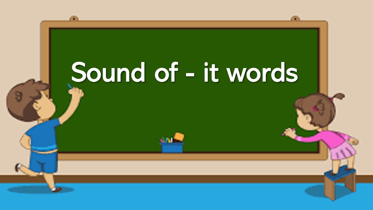 'it' sound words || 'it' sound phonic words || phonic for kids || it ...