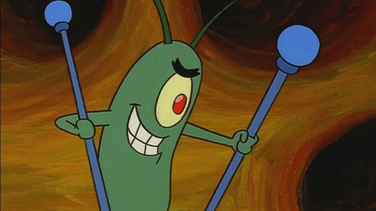 Plankton Playing With His New Toy - YouTube
