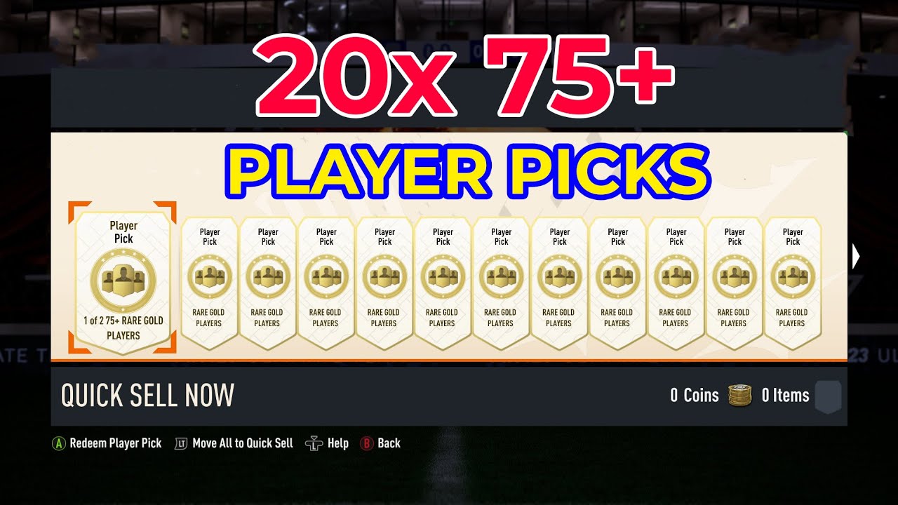 20x 75+ Player Picks - YouTube