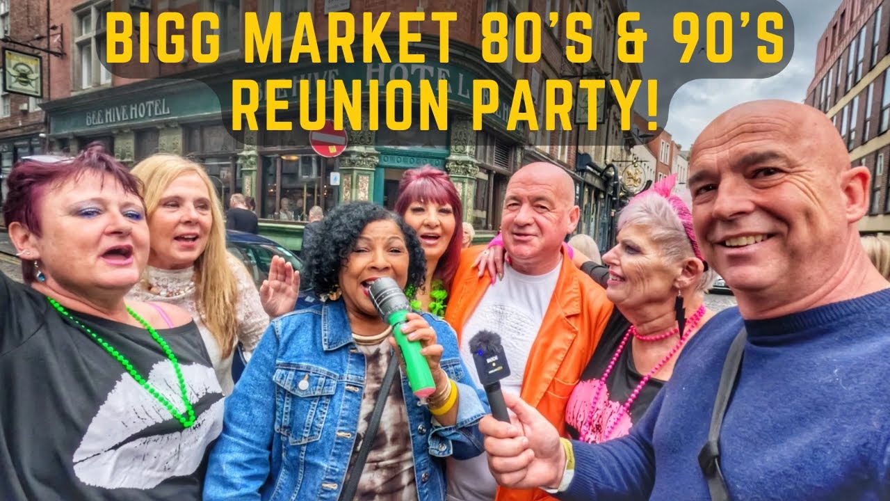 Geordies Relive Newcastle’s Heyday in a MASSIVE Bigg Market Reunion ...