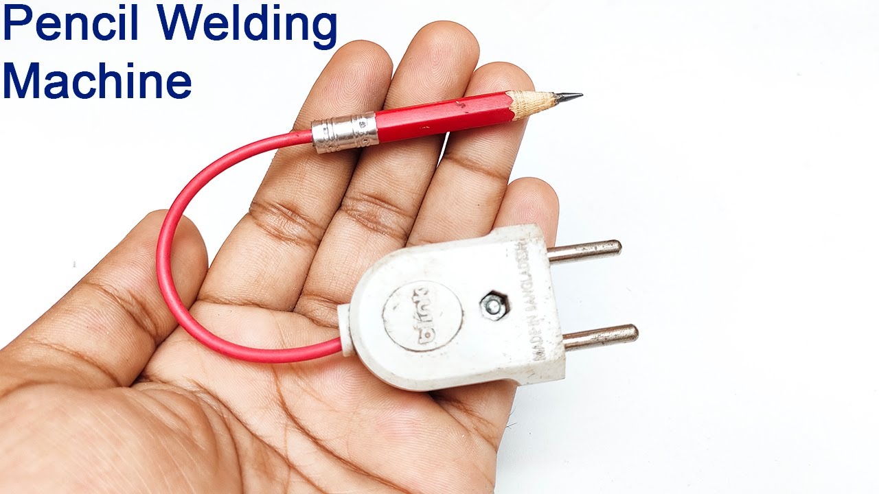 How To Make Simple Pencil Welding Machine At Home With Blade ...