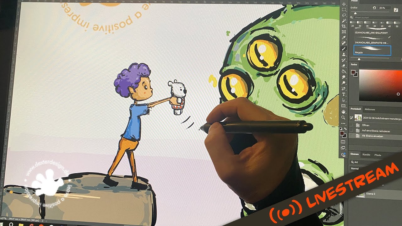 🔴 Art Stream: Monsters.Go + Sketching | Cozy | 2024-02-06 - YouTube