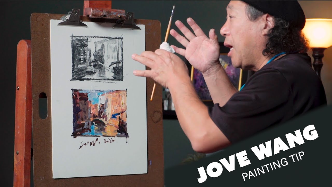 Jove Wang Tip: Painting from Photos (From Expressive Cityscapes) - YouTube