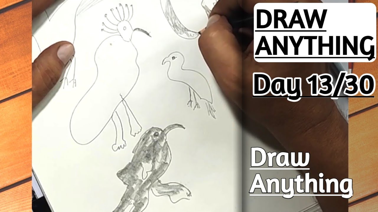 DRAW ANYTHING| Day-13/30 | Praveen Art Academy - YouTube