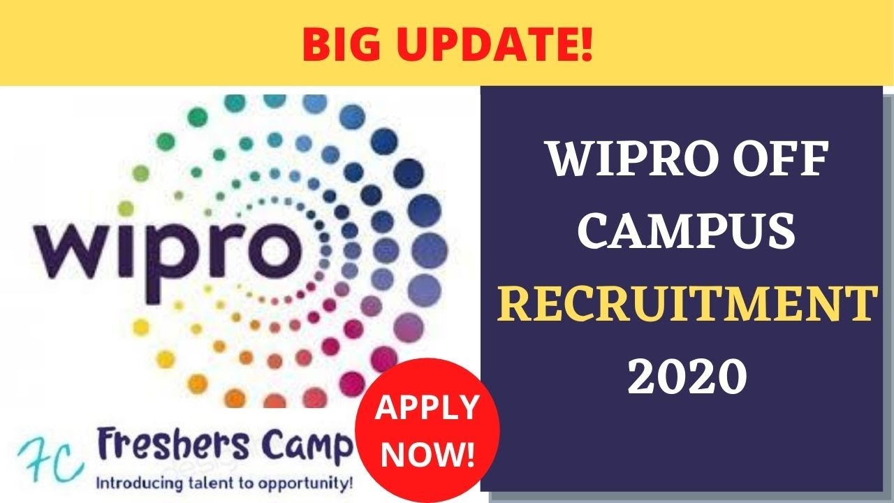 Wipro off campus Recruitment 2020 | Full Stack Engineer |Fresher | BE/B.Tech - YouTube