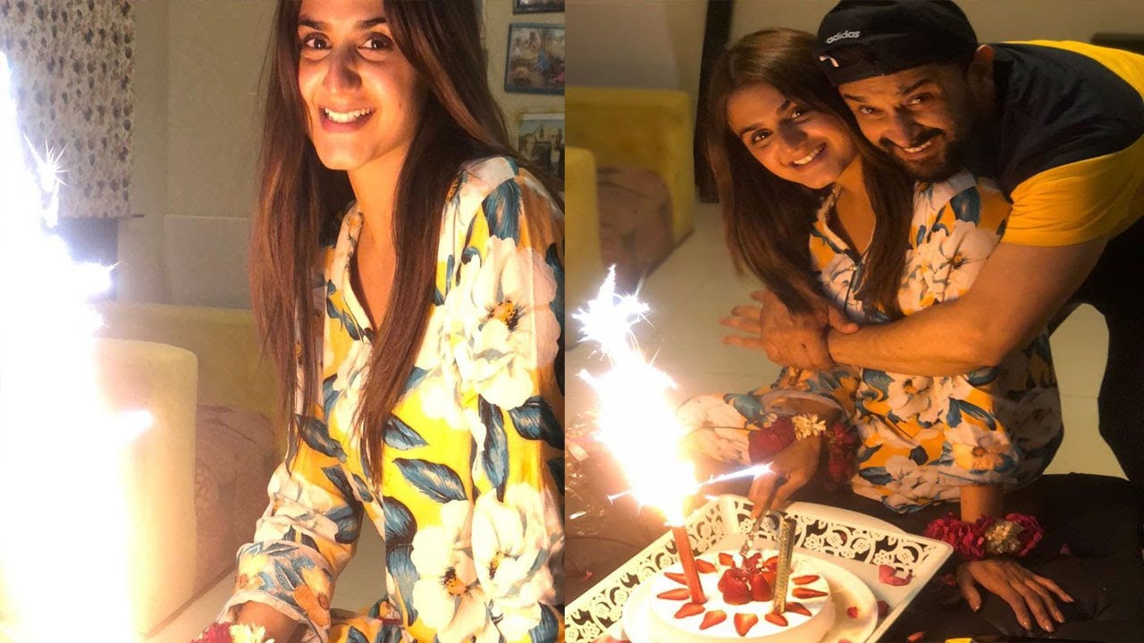 Hira Mani Celebrating her 31st Birthday with her Husband Salman Sheikh ...