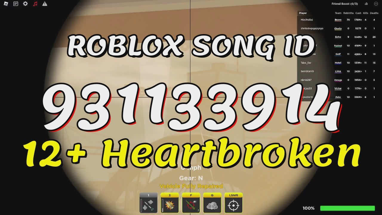 12+ Heartbroken Roblox Song IDs/Codes - YouTube