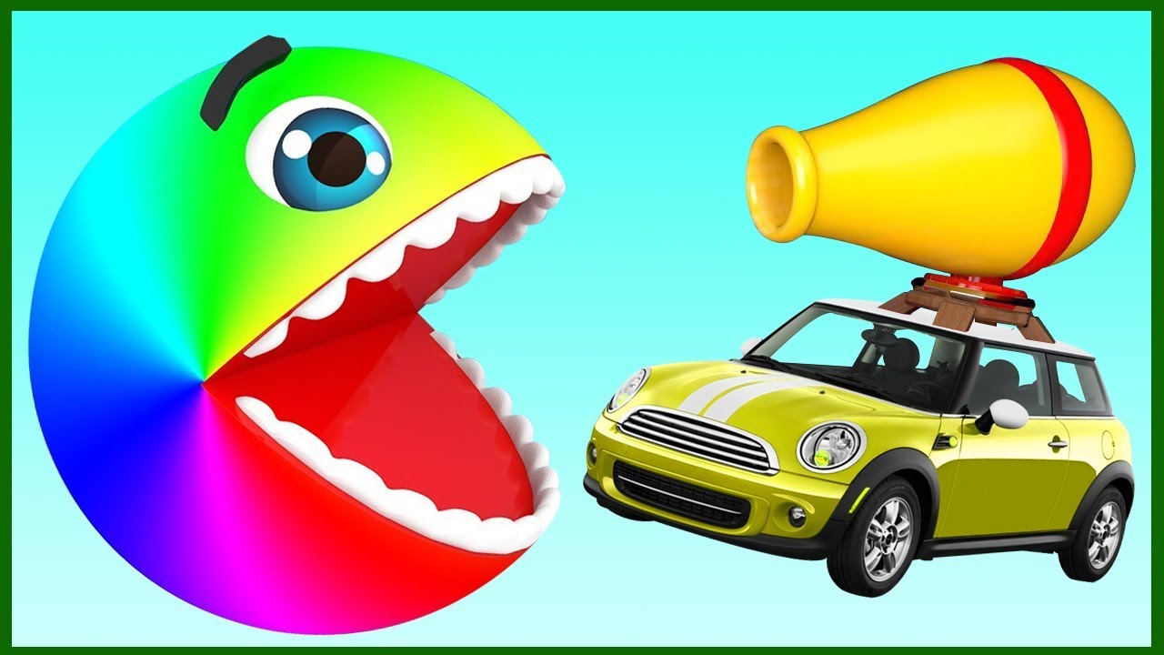 Pacman Fun Game Catches A Duck Eggs In The Snow River Animals Friends ...