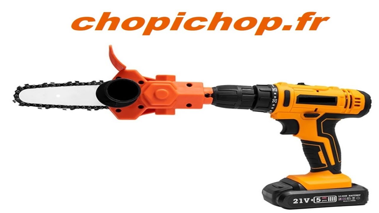 Scie adaptable pour perceuse éléctrique portative ️ - YouTube