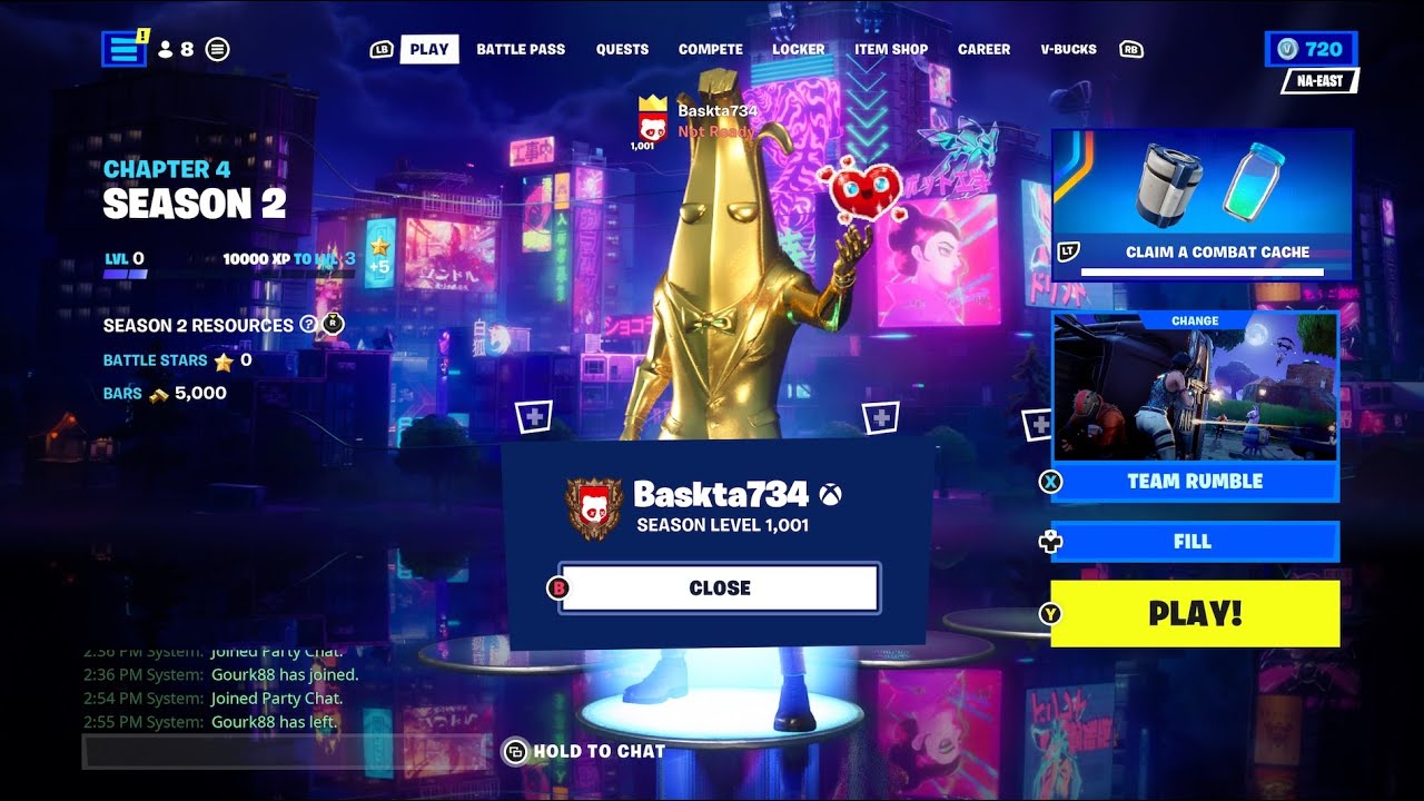 LEVEL 1001 IN FORTNITE AGAIN :( - YouTube