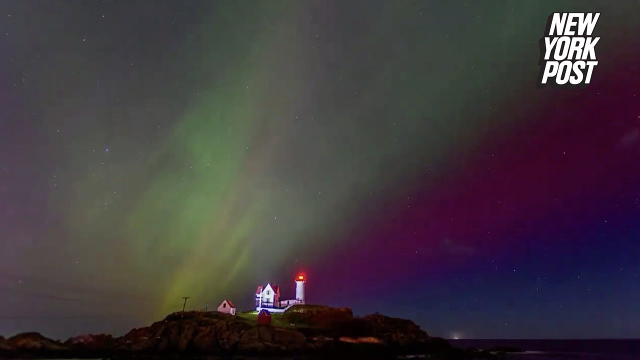 Watch breathtaking timelapse video of Northern Lights over Maine ...