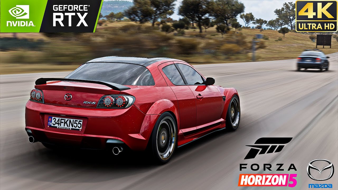 Forza Horizon 5 - Mazda RX-8 R3 - [ RTX 4060 ti ] G29 ( Steering wheel ...