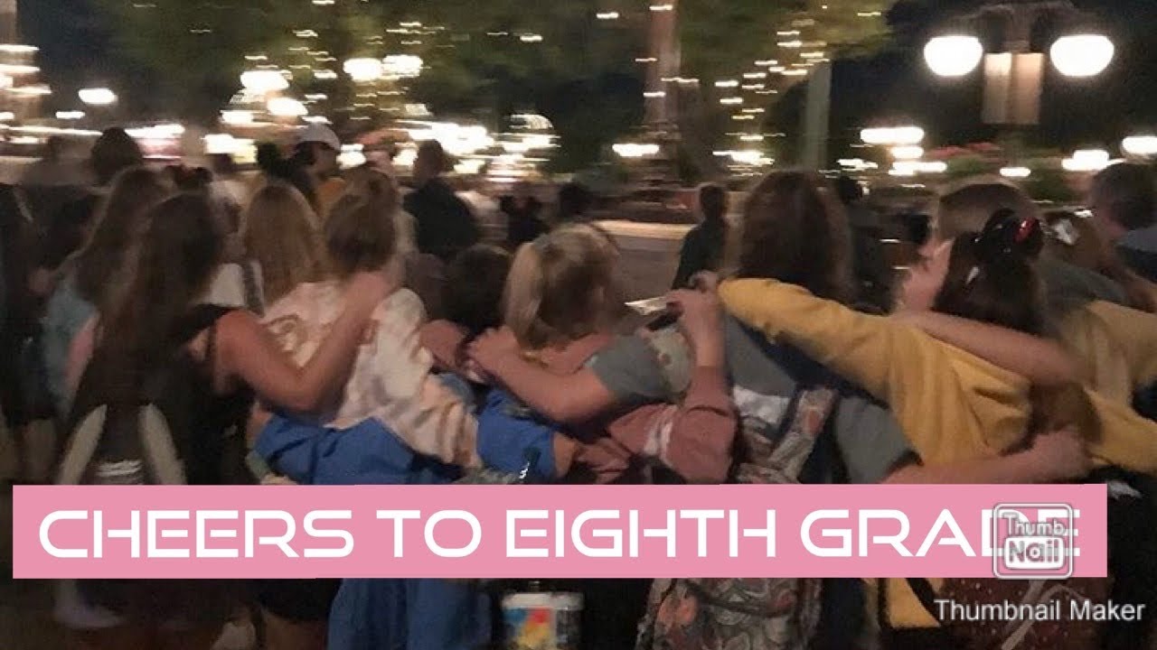Cheers To Eighth Grade (crying involved) - YouTube
