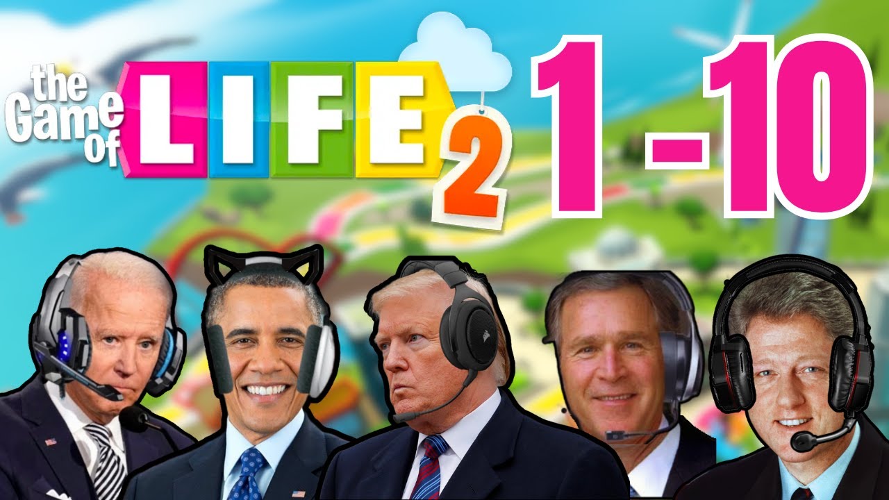 US Presidents Play The Game of Life (Parts 1-10) - YouTube