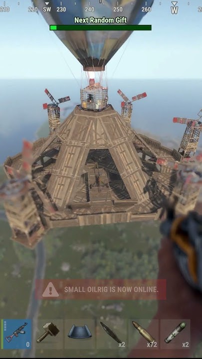 I Built a Floating Heli Garage! #rust #rustconsole #rustgame #rustclips - YouTube