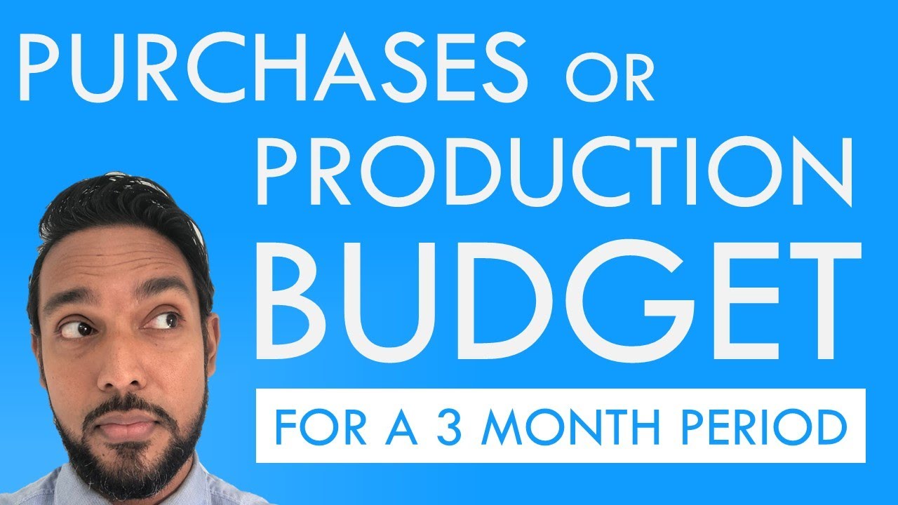 Production Budget | Purchases Budget | CSEC PoA | Accounting for the ...