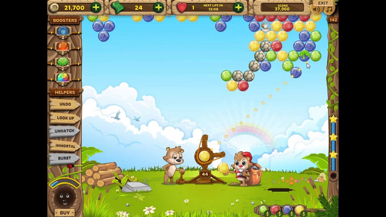 Bubble Land Level 142 - Facebook Game - YouTube