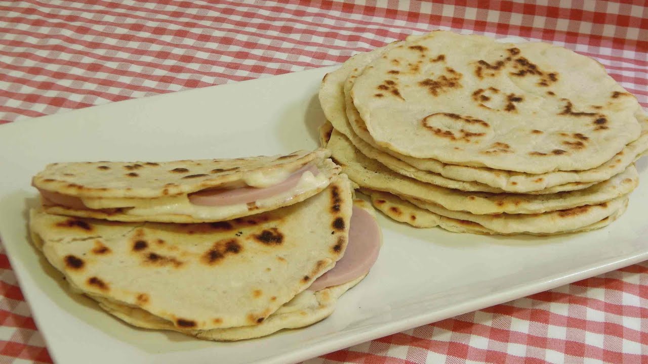 Cómo hacer piadinas Italianas (Pan Plano) de forma fácil y paso a paso ...