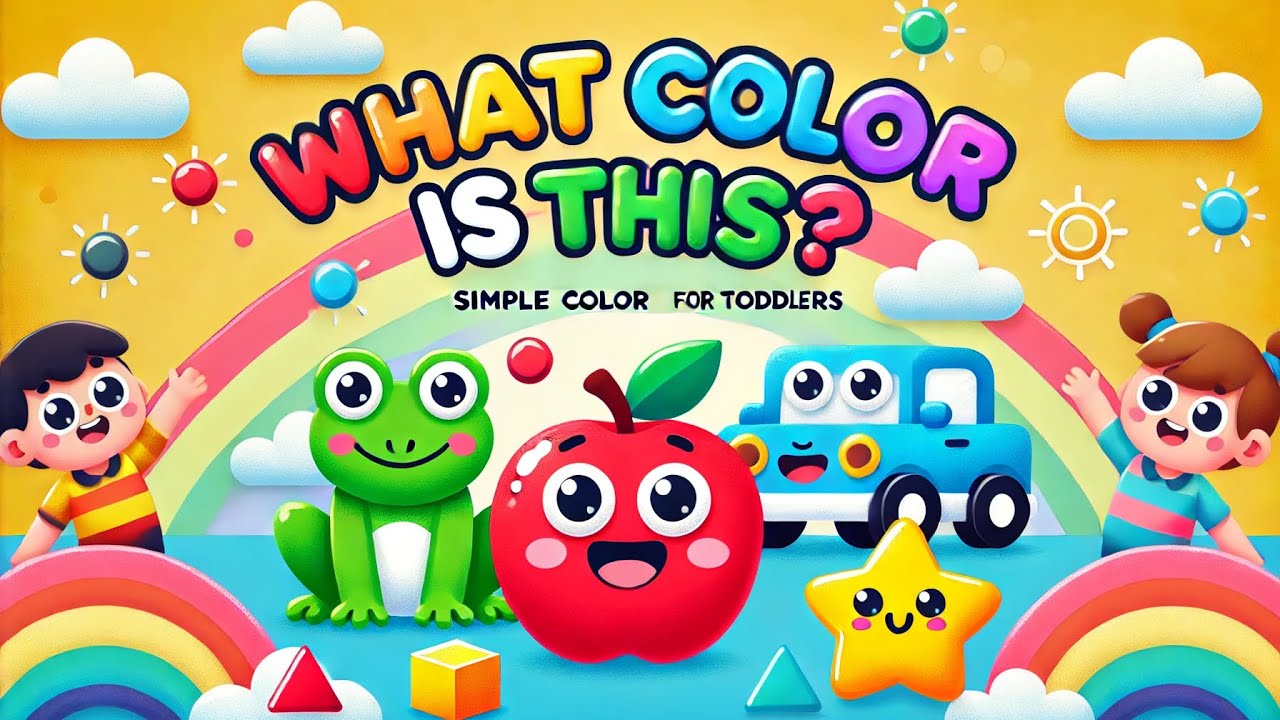 What Color Is This? | Simple Color Song for Kids and Toddlers | Learn ...