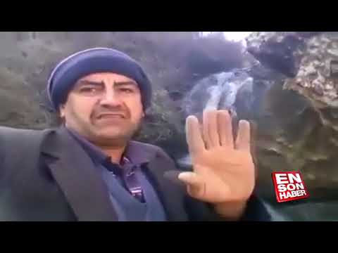 Hayatında ilk defa şelale gören komik adam Bingöl lü Amca