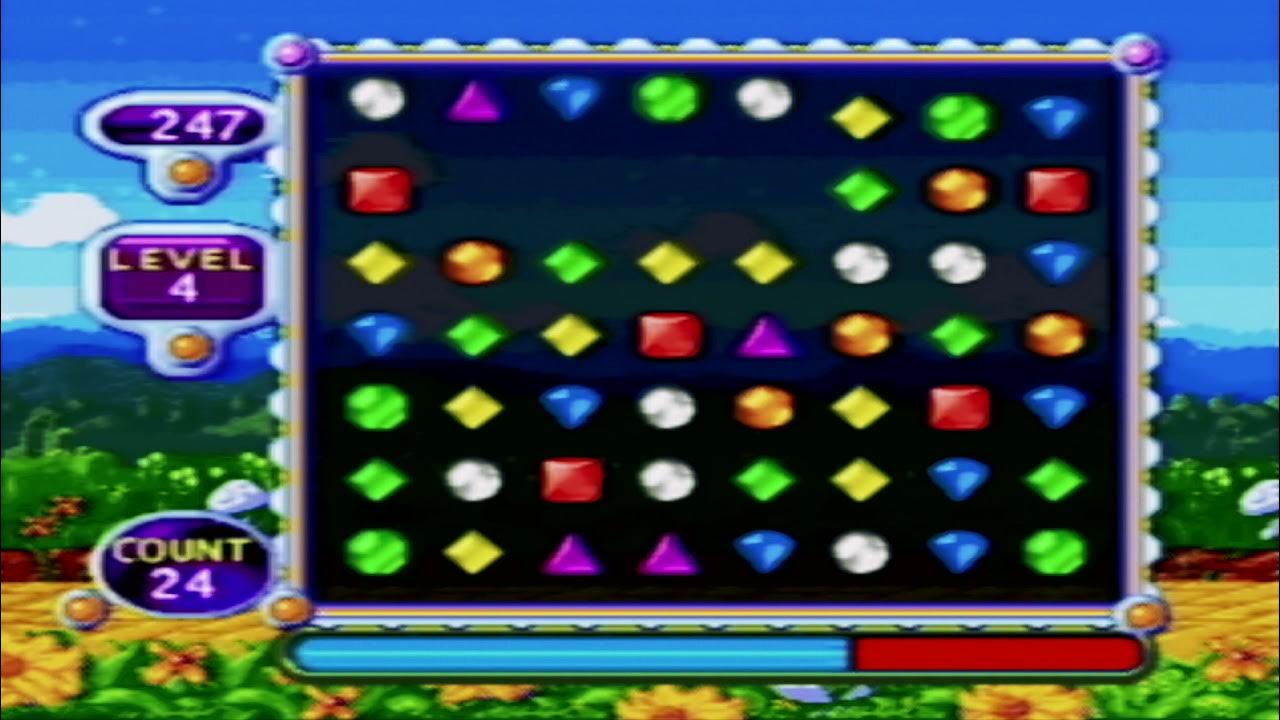 HG96 16Bits (Cheap Wii clone) Jewel Land (Bejeweled) [32-in-1 Cartridge] - YouTube