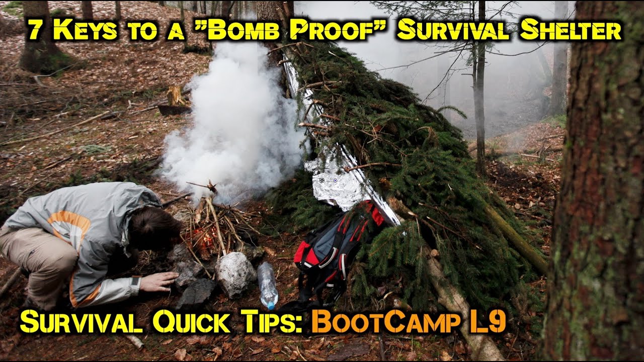 7 Keys to a "Bomb Proof" Survival Shelter - YouTube
