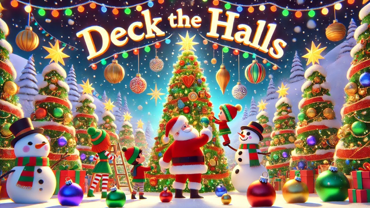 Deck the Halls: A Magical Christmas Song 🎄 | Festive Fun for Kids ...