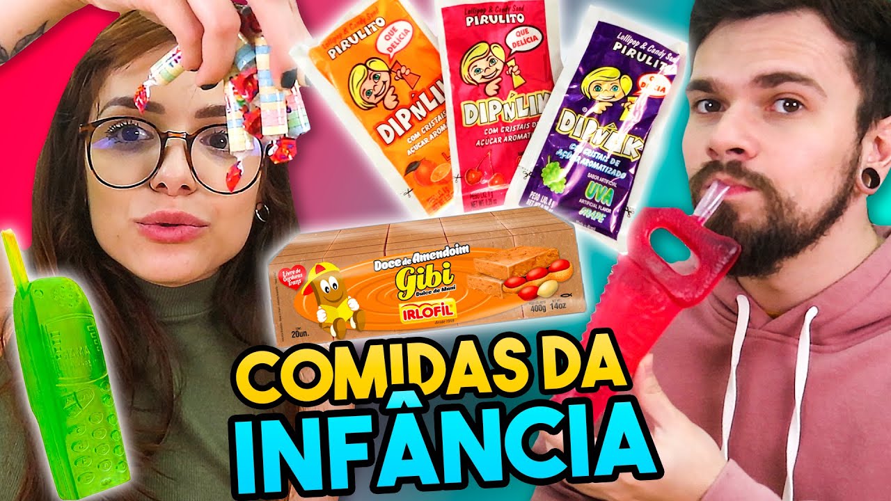 PROVAMOS os DOCES mais FAMOSOS da nossa INFÂNCIA - YouTube