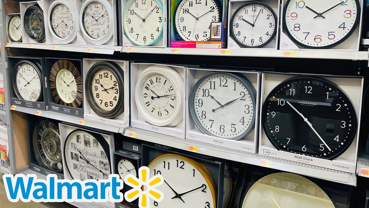 🕰️ ⏰ Big Wall Clocks in Walmart 🕰️🕰️🕰️ - YouTube