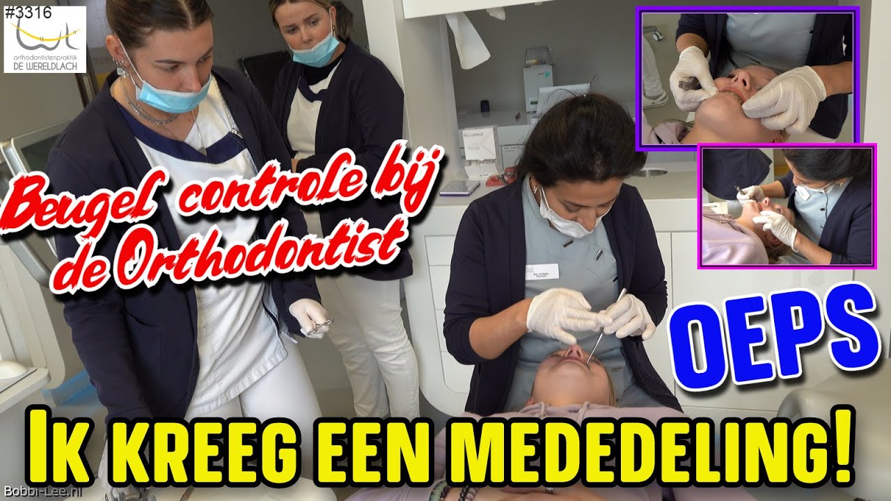 Bezoek aan de Orthodontist voor mijn BEUGEL. Ik KRIJG EEN MEDEDELING te ...