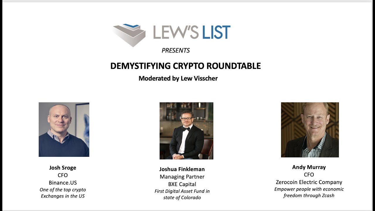 Lew's List Demystifying Crypto - YouTube