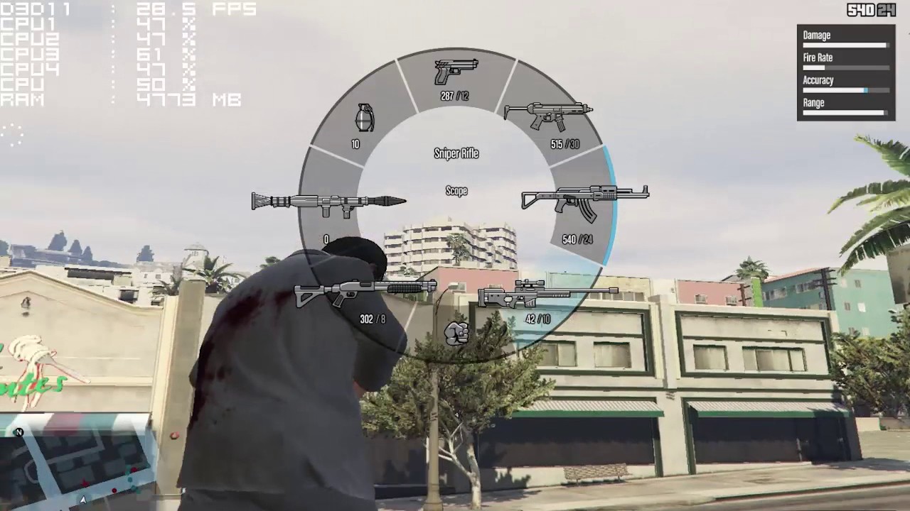 Gta V on HD 5570 performance video - YouTube
