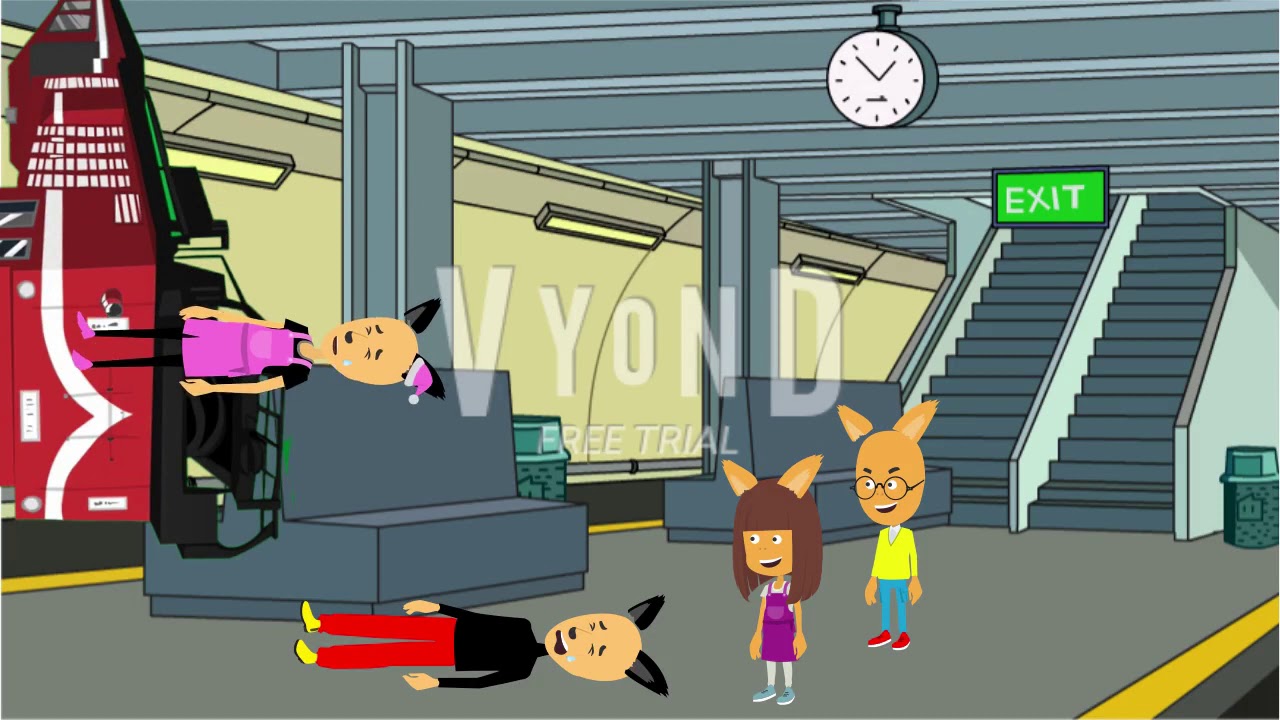 Arthur and DW Destroy a Train/Grounded - YouTube