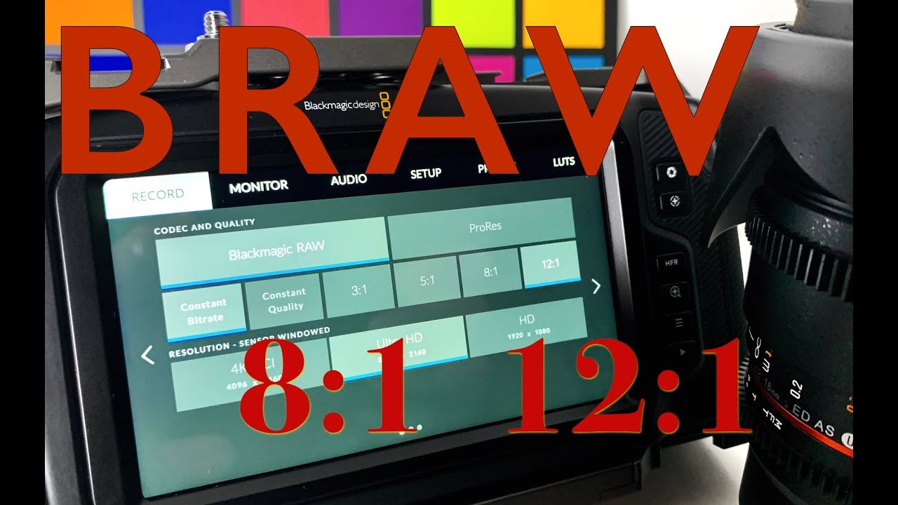 BlackmagicRaw (BRAW) Test, high compression rates with the BMPCC 4K ...