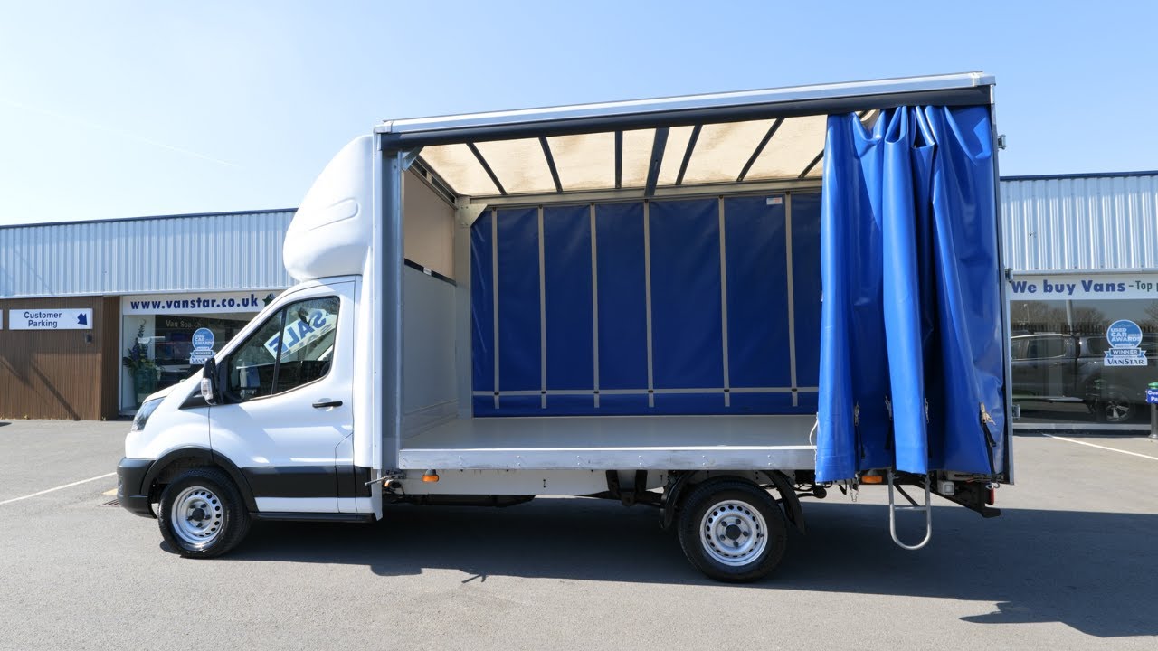 Ford Transit 350 2.0 Leader Curtainside Frozen White L3 Long RWD 130 ...