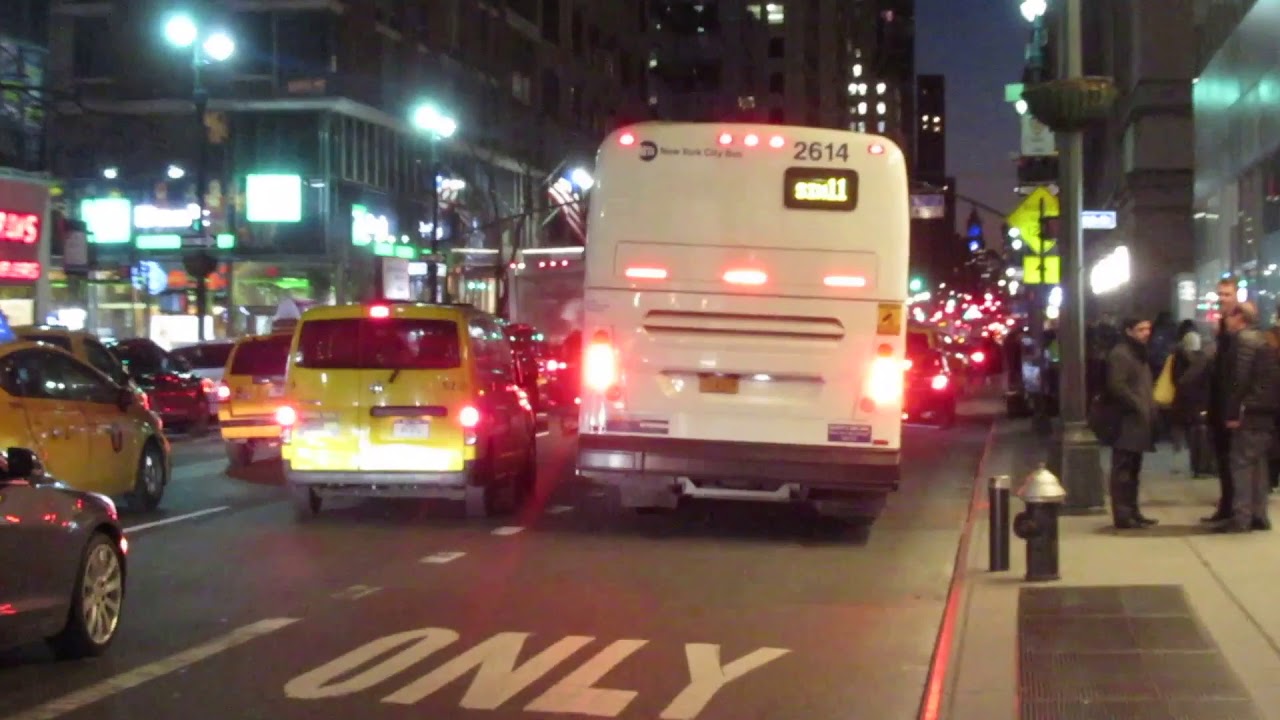 2015 Prevost X3-45 2614 on the SIM11 at Lexington Avenue & 46th Street ...